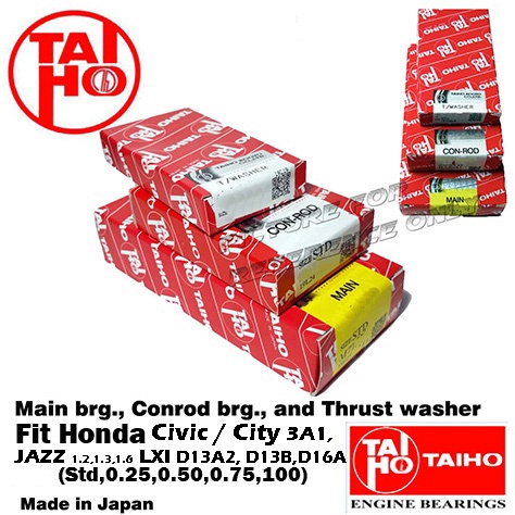 Main Bearing , Connecting Rod brg. Thrust Honda Civic City 3A1,JAZZ 1.2 ...