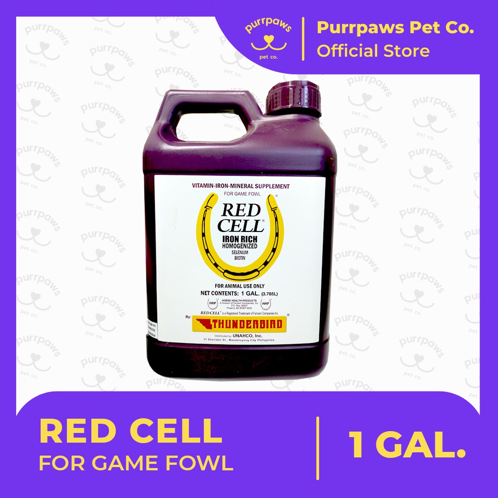 RED CELL Iron Rich Vitamins Thunderbird (1 Gallon) | Shopee Philippines