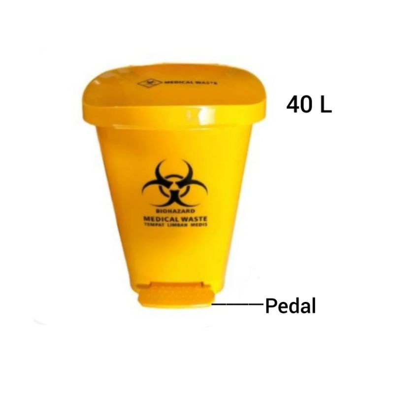 Biohazard Medical waste 40L Medical waste bin | Shopee Philippines