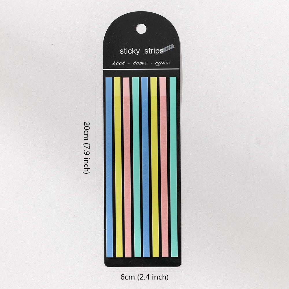 Imoda Ins Style Sticky Notes Extremely Thin Narrow Fluorescent ...