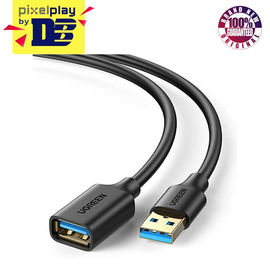 UGREEN USB 3.0 A Male To Female Extension Cable 3m (Black) (US129/30127 ...