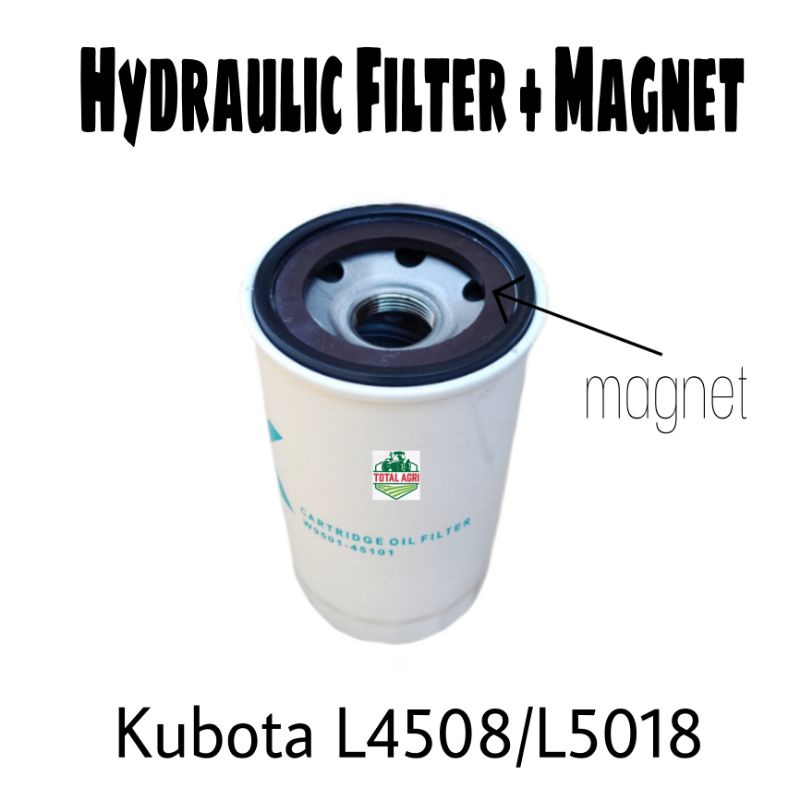 Hydraulic Filter + Magnet Kubota Tractor L5018 L4508 W9501-45101/HHTA0 ...