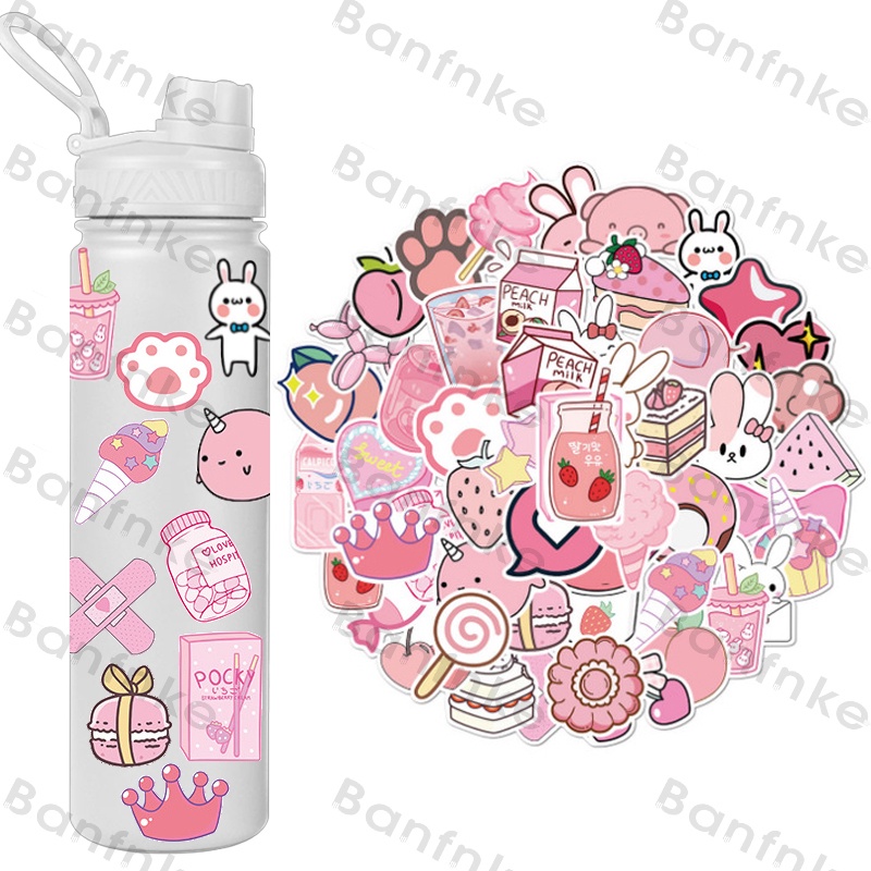 Sticker For Aquaflask Waterproof Aesthetic Kawaii Sticker Laptop ...