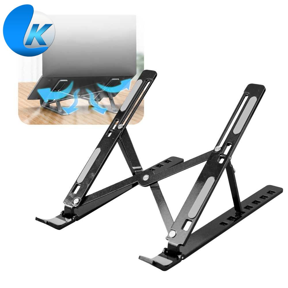 Mc Laptop Stand Riser Foldable Adjustable Aluminum 7 Speed - N3 [ Kafii ...