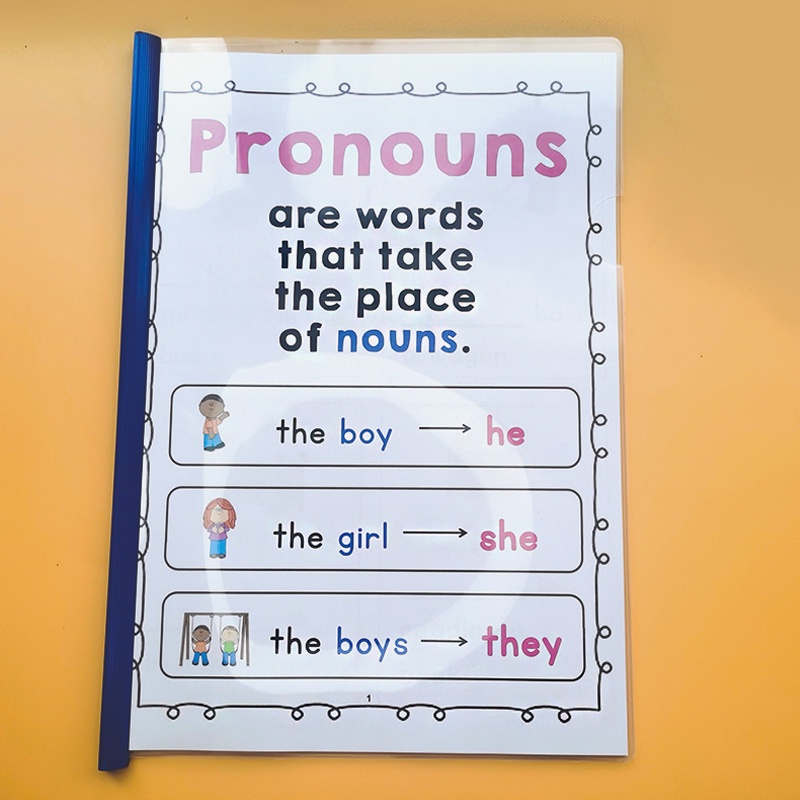 21 Pages English Pronouns Workbook Homeschool and Classroom Resource ...