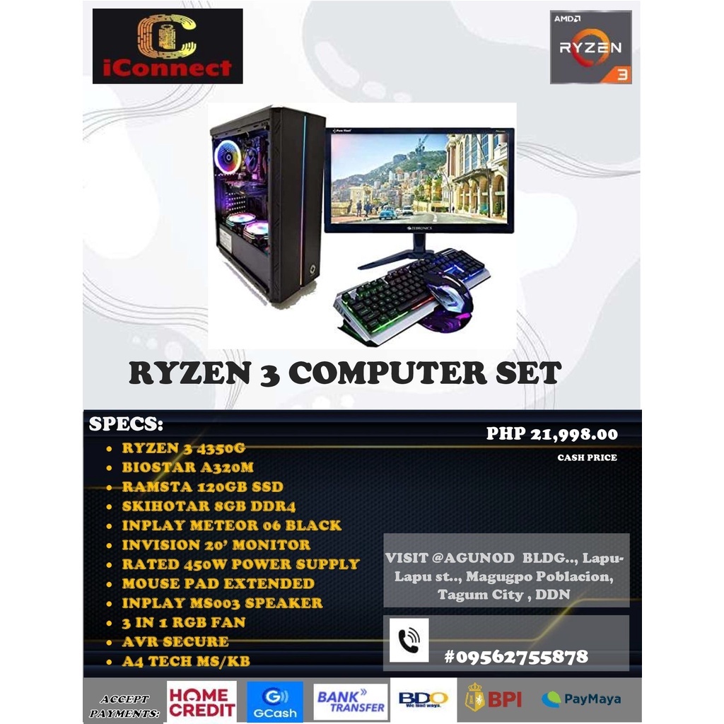 RYZEN 3 COMPUTER SET | Shopee Philippines
