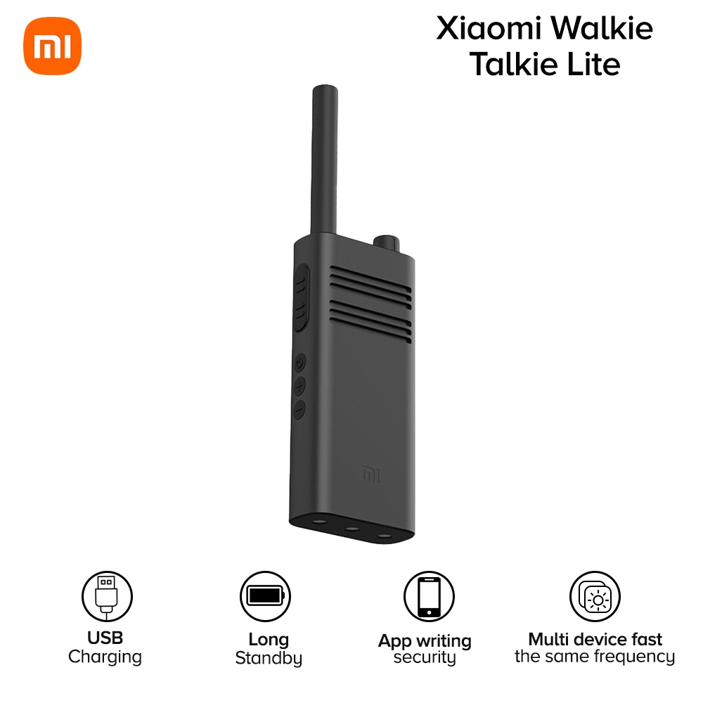 Xiaomi Mijia Walkie Talkie Lite Civil 5 Km Intercom Outdoor Handheld ...