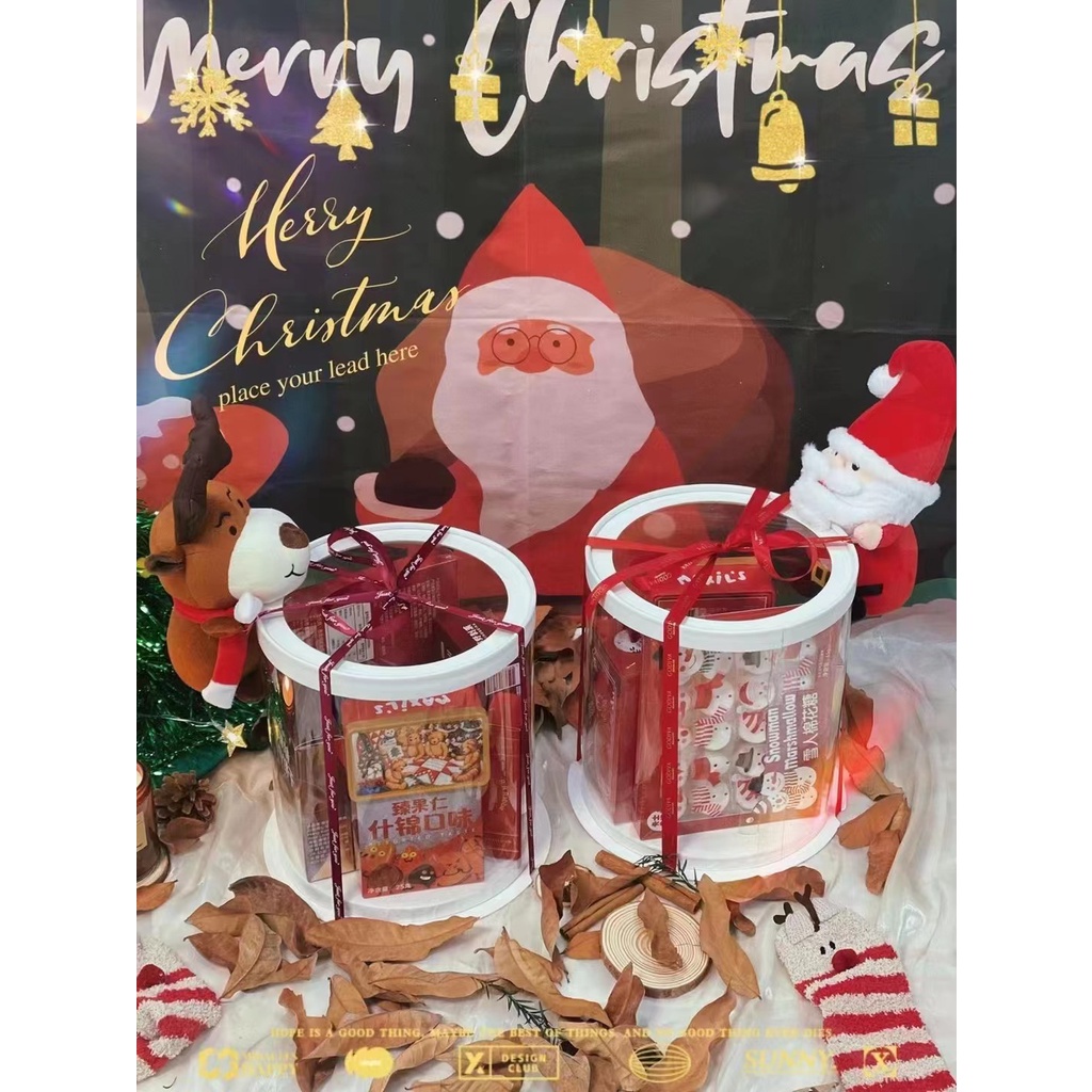 Christmas Round - See through on Top Gift Box Ideas! | Shopee Philippines