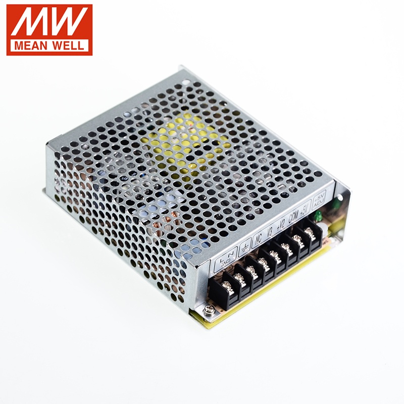 Original MEAN WELL RT-65B 65W Triple Output Switching Power Supply 5V 12V -12V DC 5A 2.8A 0.5A ...