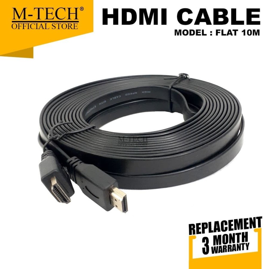 10 Meter High Speed Full HD 1080P HDMI to HDMI Cable Original M-Tech ...