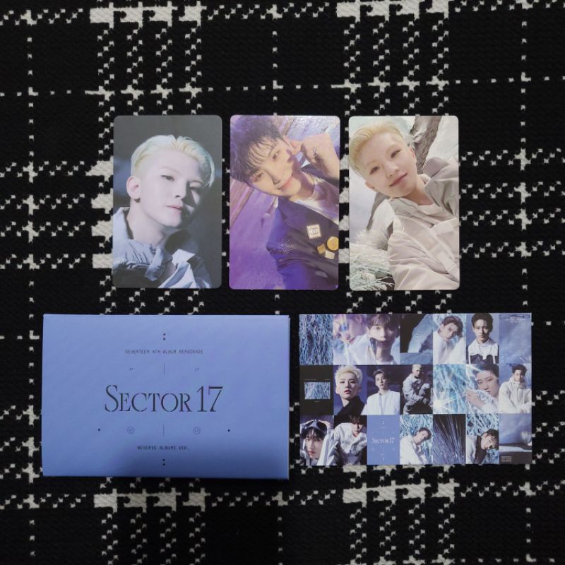 Seventeen SVT - 4th Album Repackaged [Sector 17] Weverse Version Photocard Joshua Hoshi Woozi ...