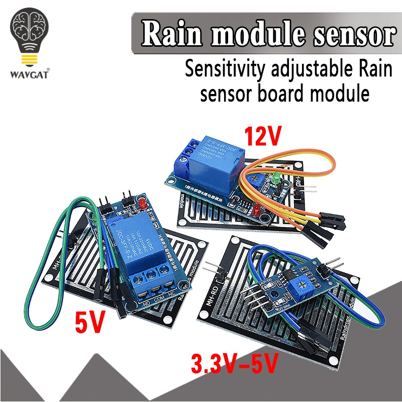 Snow Raindrops Detection Sensor Module Rain Weather Module Humidity For ...