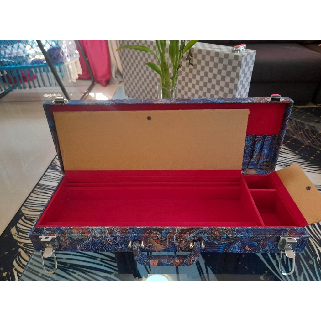 TARI CASE HARD BOX LONG SIZE 60 CAPS FIBER GLASS | Shopee Philippines