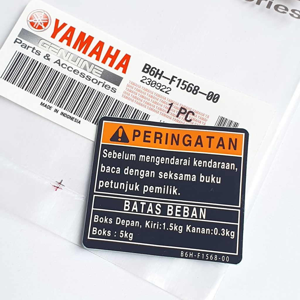 New Nmax / B6H-F1568-01 Warning Label | Shopee Philippines