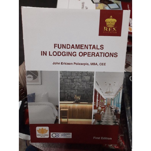 Fundamentals in Lodging Operations Policarpio 2021 Brandnew Original ...