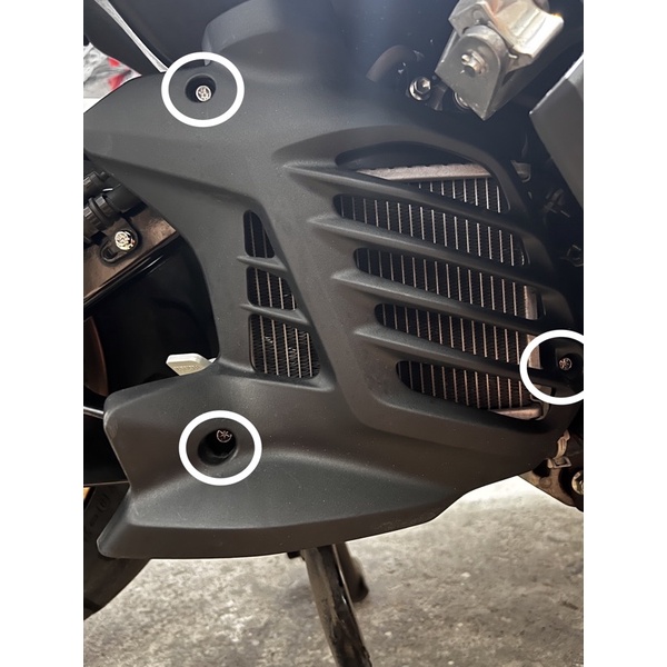 HENG / SC SIAM RADIATOR COVER BOLT (STOCK COVER) FOR NMAX V1 V2 V2.1 ...