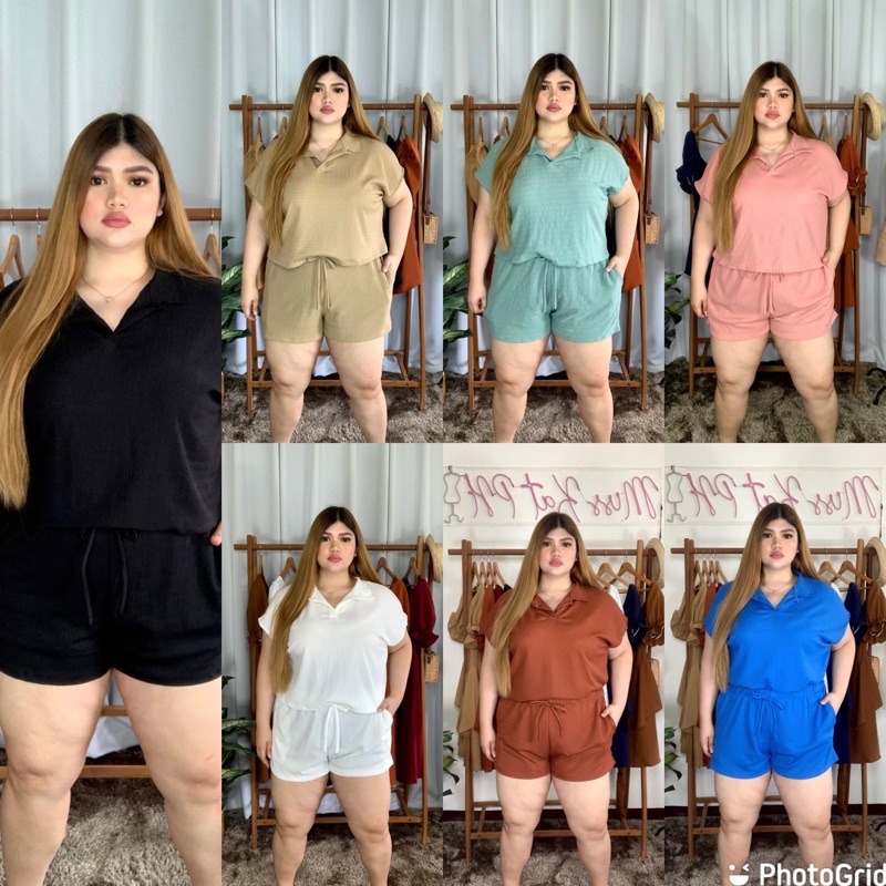 PLUS SIZE: ELAINE COORDINATES | Shopee Philippines