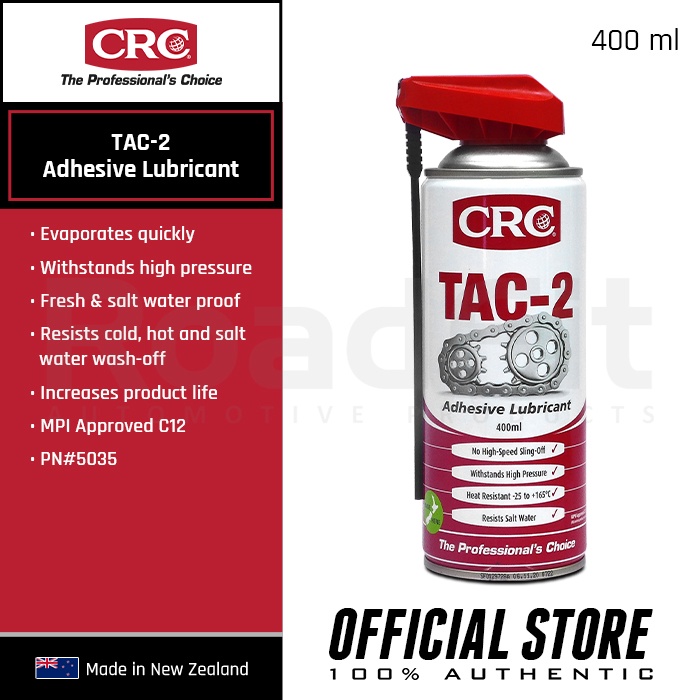 CRC TAC-2 Industrial General Purpose Adhesive Lubricant 400ml, 1 Spray ...