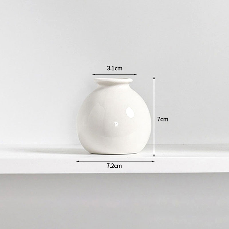 Ceramics Flower Vases Mini Hydroponic Vase Desk Nordic Modern Vase ...