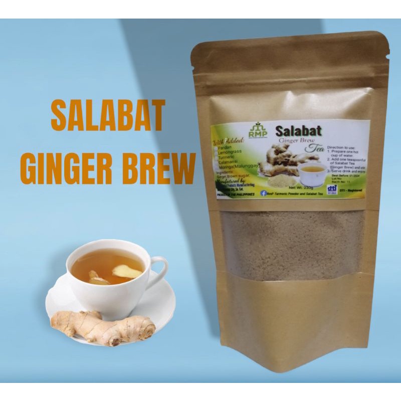RMP Salabat Powder (Sweetened) - Ginger Brew Tea(100g-230g) | Shopee Philippines