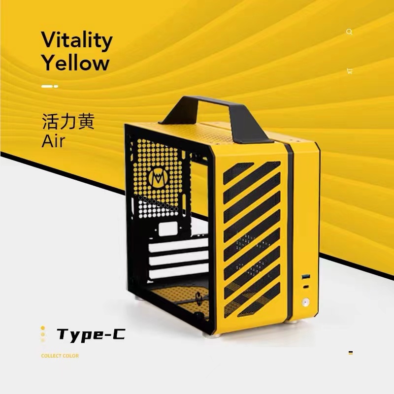 Mechanic Master C24 PC Desktop Computer Chassis Case Mini Sugar Small ...