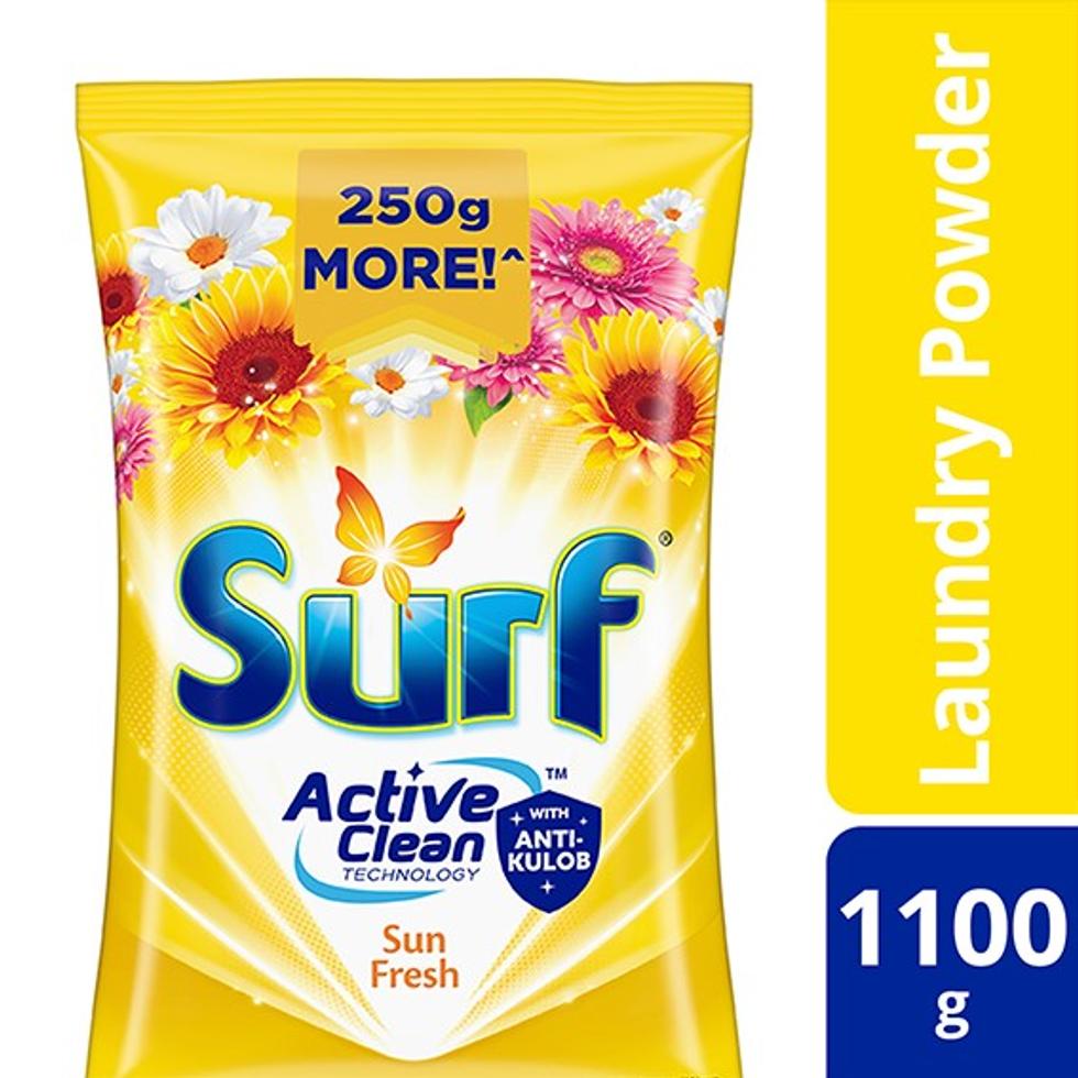Surf Laundry Detergent Powder Sun Fresh 1100g | Shopee Philippines