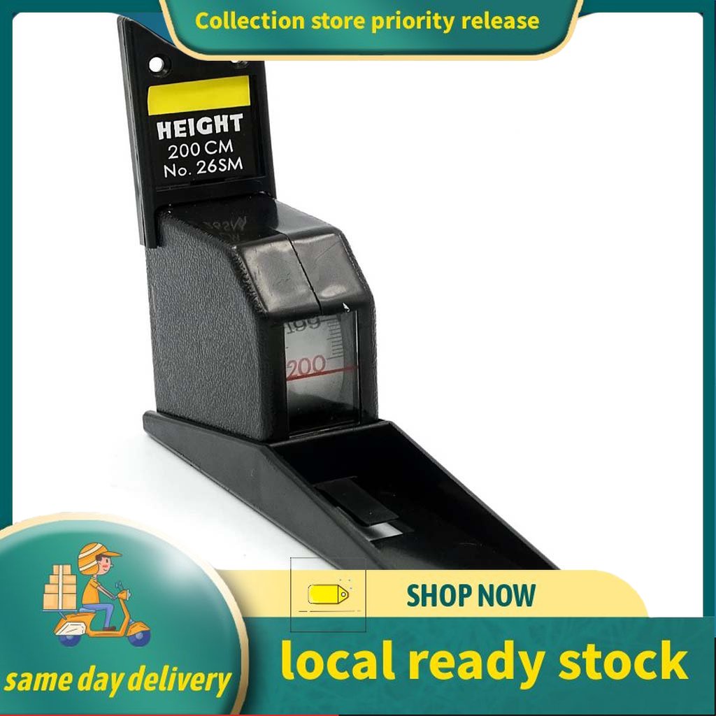 2m stadiometer Wall Mounted Height Meter Growth Ruler Body Height Rod ...