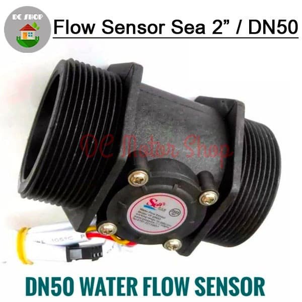 Water flow Sensor 2inch inch 2" DN50 Sea Brand Water flow Sensor ...