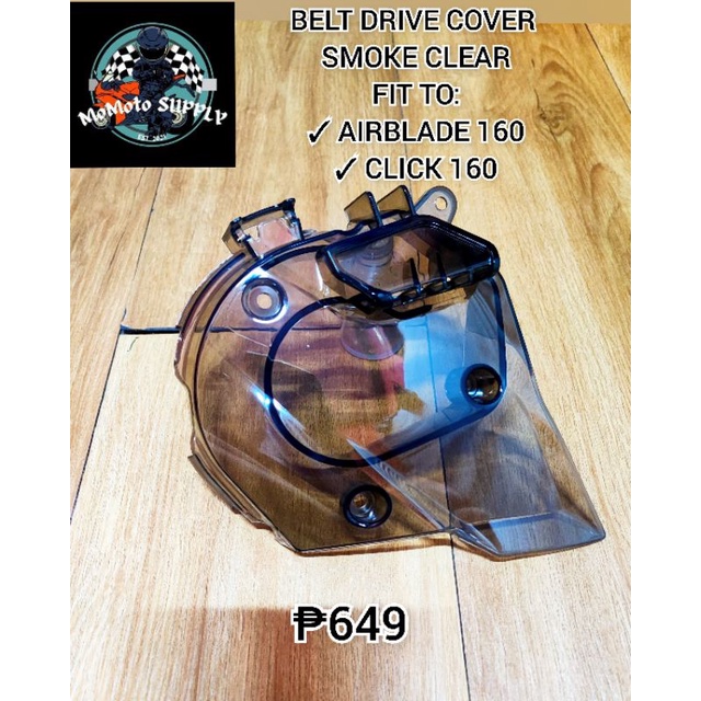 Honda Click 160 & Airblade 160 Belt Drive Cover (Smoke) | Shopee ...