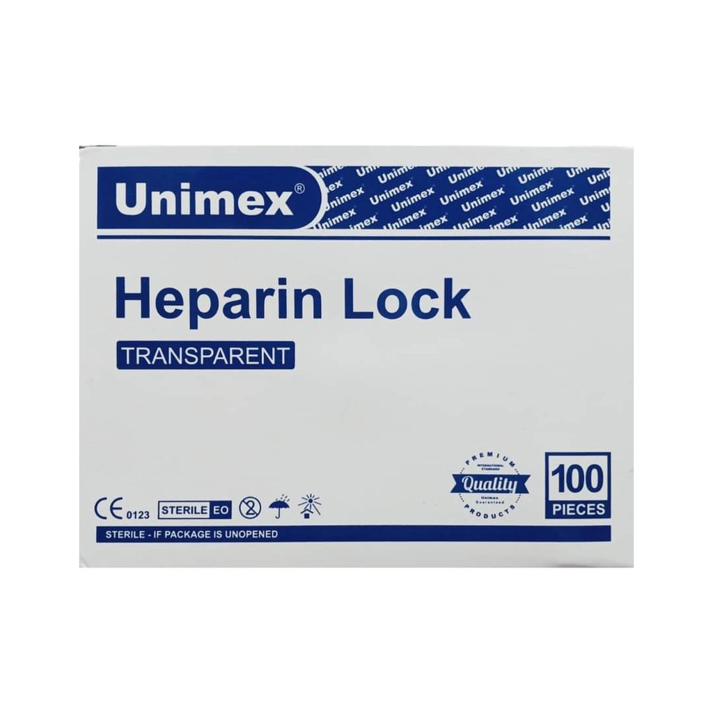 Heparin Lock Transparent (100Pcs/Box's) | Shopee Philippines