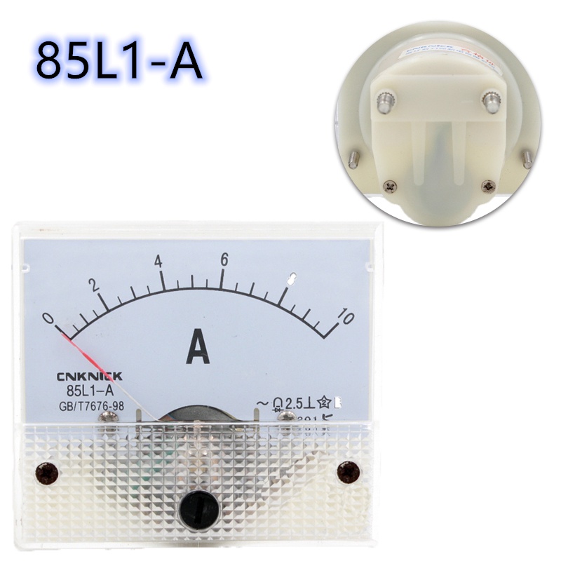 1pcs 85l1 1a 2a 3a 5a 10a 15a 20a 30a 50a Ac Panel Meter Analog Panel
