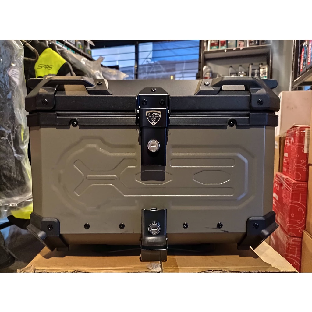 Motorcycle_Top Box Niwra 50L_WHITE | Shopee Philippines