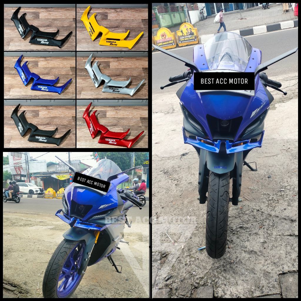 Winglet R15 V4 2021 R15M 2022 2023 WINGLET YAMAHA ALL NEW R15 M R15 V4 ...