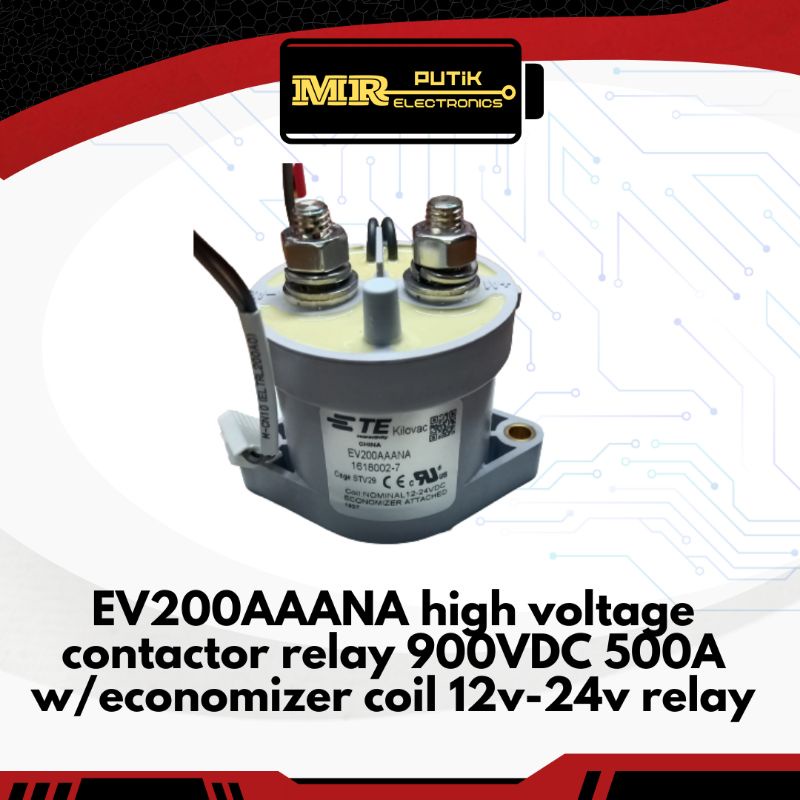 EV200AAANA high voltage dc contactor 900Vdc 500A coil relay 12-24v | Shopee Philippines