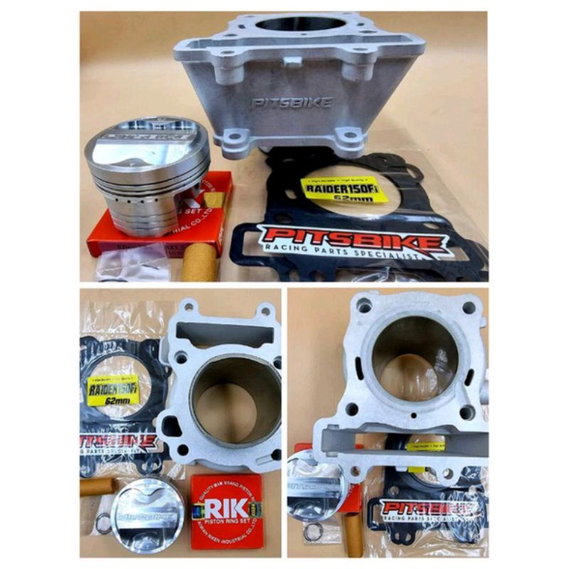 RAIDER150 Fi 68MM CERAMIC CHROME BORE FORGED 68 Raider150 Chromebore ...