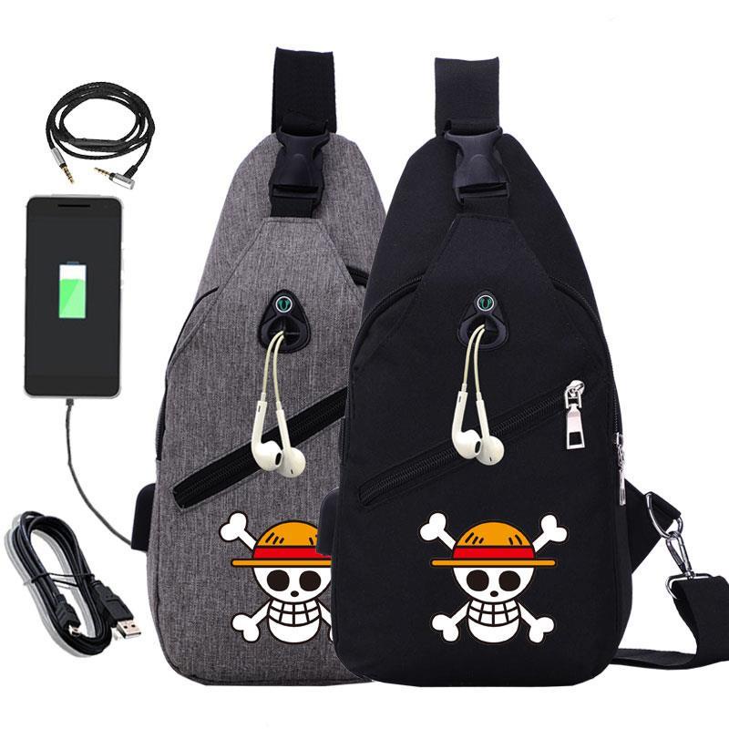 One Piece Tote Bag Luffy Shoulder Bag Anime Peripheral Messenger Bag ...
