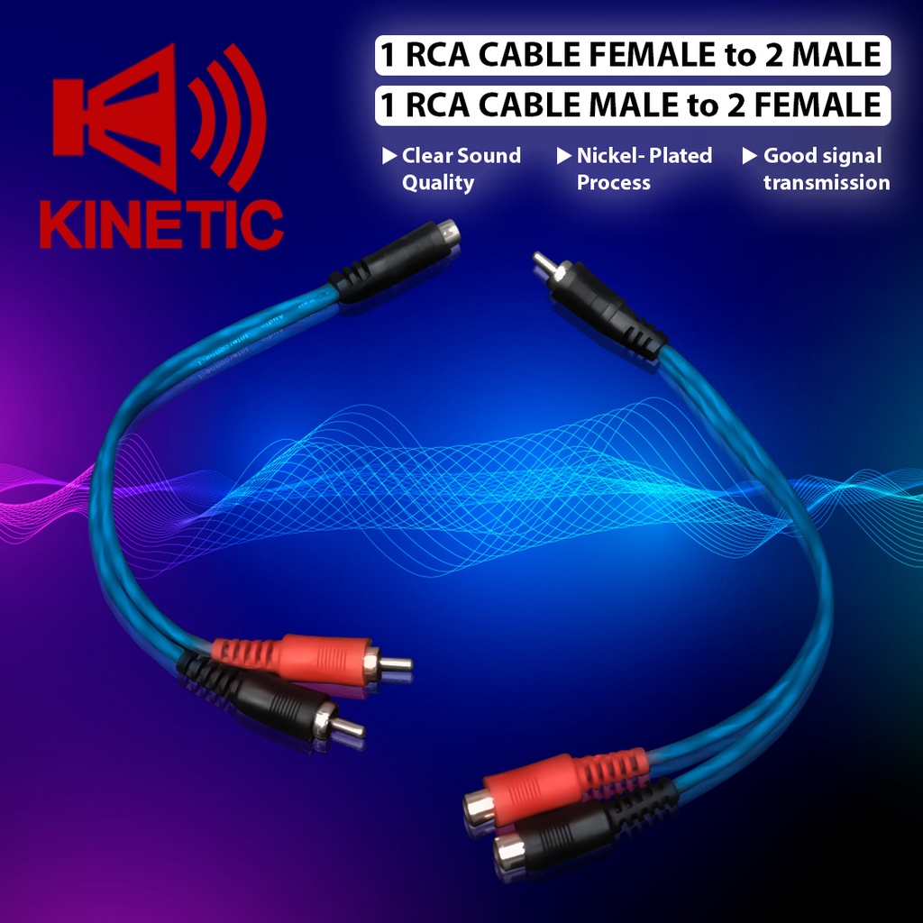 KINETIC RCA CABLE "MADE IN THAILAND" | Shopee Philippines