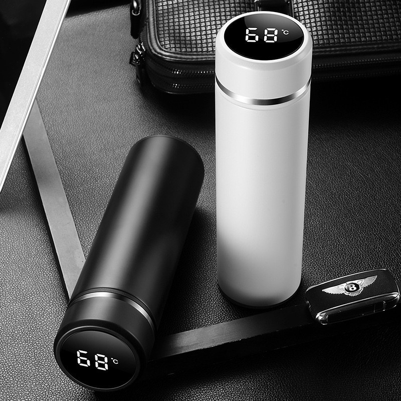 LY.High quality business insulation bottle Smart cup LED display ...