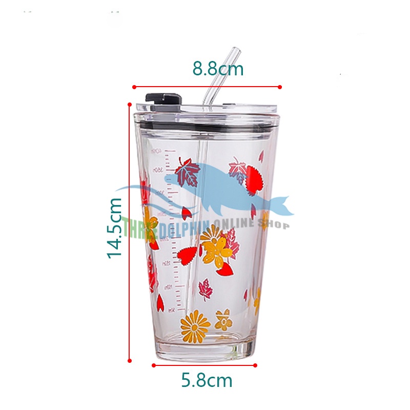 TH 450ML High Quality Korean Style Glass Mug Glass Transparent w ...