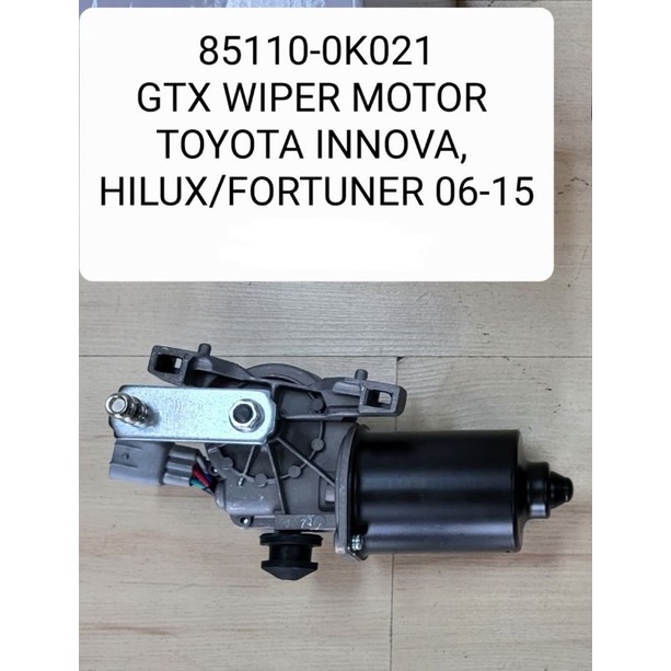 Wiper Motor Toyota Innova, Hilux/Fortuner (2006-2015), Hiace 1GD (2019 ...