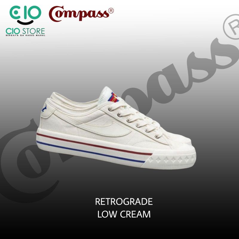 Compass Retrograde Cream Low Shoes (Original) | Shopee Philippines