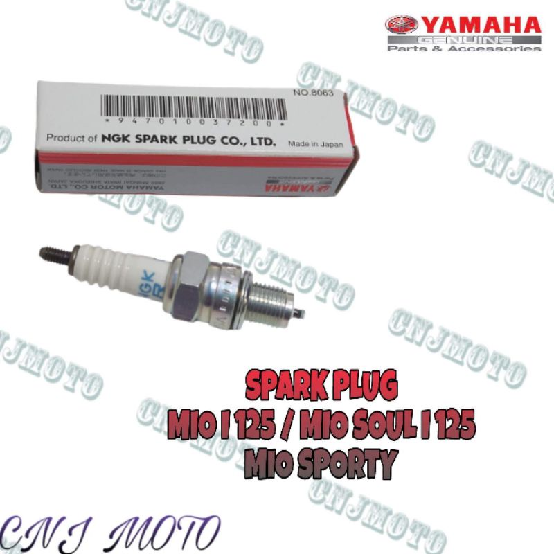 SPARK PLUG (MIO SPORTY, MIO I 125) GENUINE MADE IN JAPAN | Shopee ...