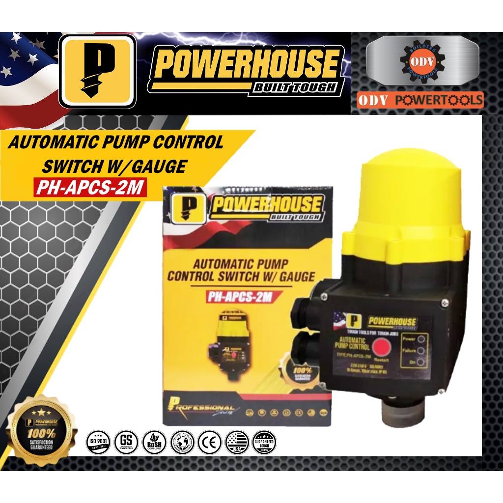 Powerhouse PH-APCS-2M Automatic Pump Control Switch with Gauge - ODV ...
