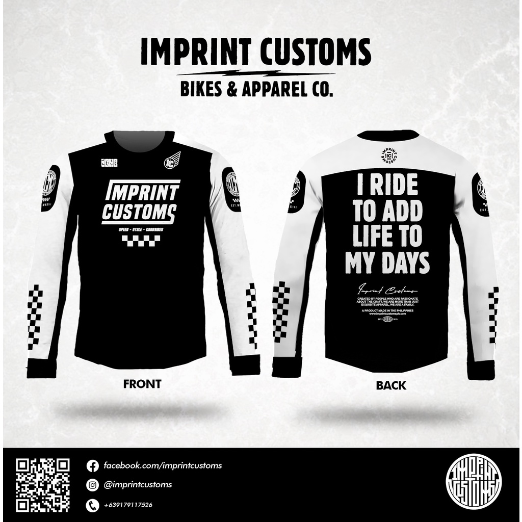 Imprint Customs - Oliver Riding Jersey | Shopee Philippines