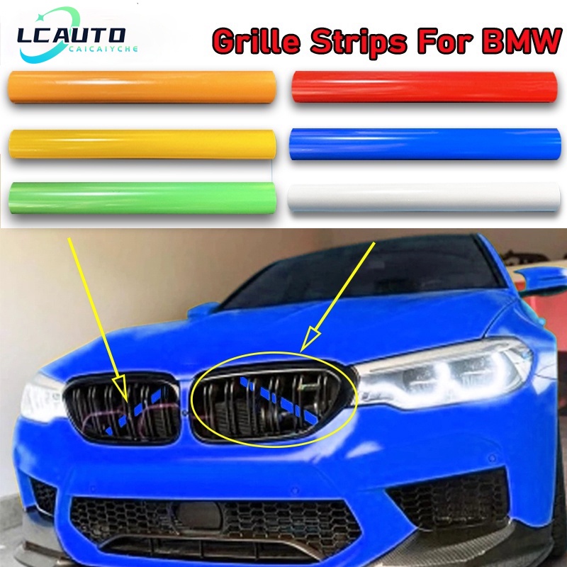 6 Color Front Grille Trim Strips For BMW X3 F25 G01 F30 F10 F20 E60 E61 ...