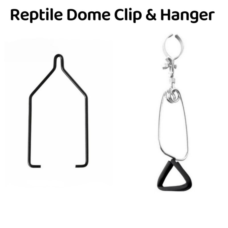 Reptile dome clip and Hanger reptile terrarium uvb bulb holder clamp ...