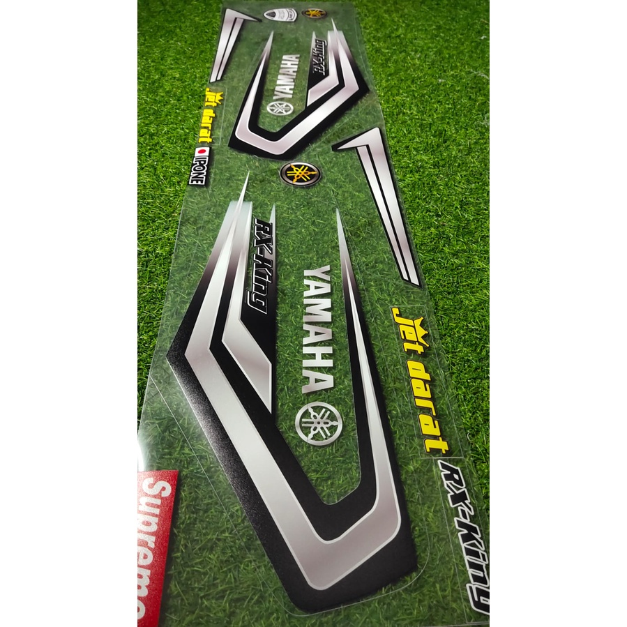 Rx KING STRIPING TRANSPARENT POLET STICKER VARIATIONS CLEAR MATERIAL ...