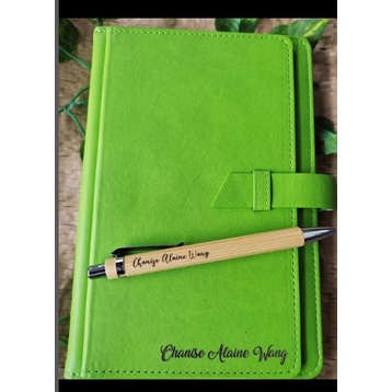 Personalized Generic Planner with free pen (free engraving) | Shopee ...