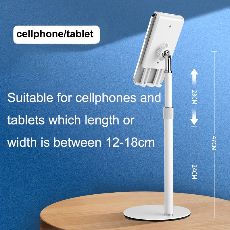 Desktop metal stretchable cellphone stand holder adjustable universal ...