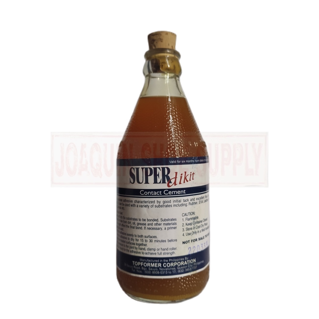 Superdikit Contact Cement Bottle | Shopee Philippines